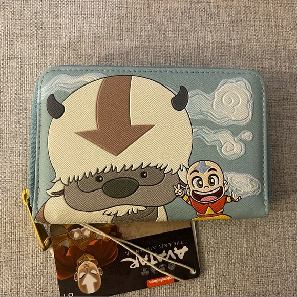 Bags | Loungefly Avatar The Last Airbender Aang And Appa Zip Wallet ...